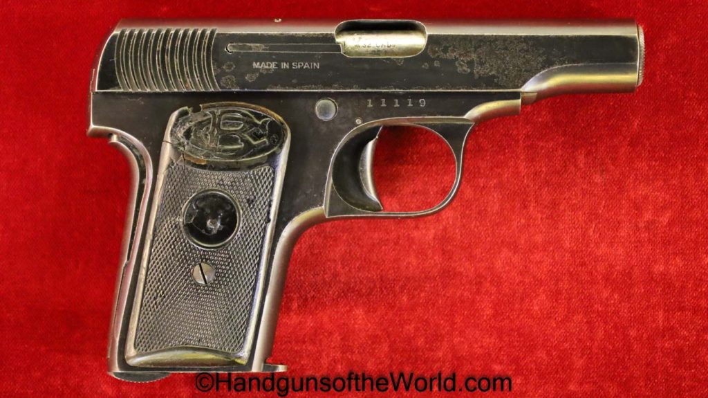 Gabilondo & Cie Bufalo, .32acp, Made in Spain - Handguns of the World