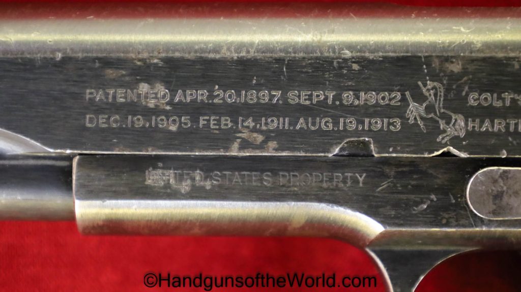 Colt 1911, .45acp, US Army Issue, Built in 1918 - Handguns of the World