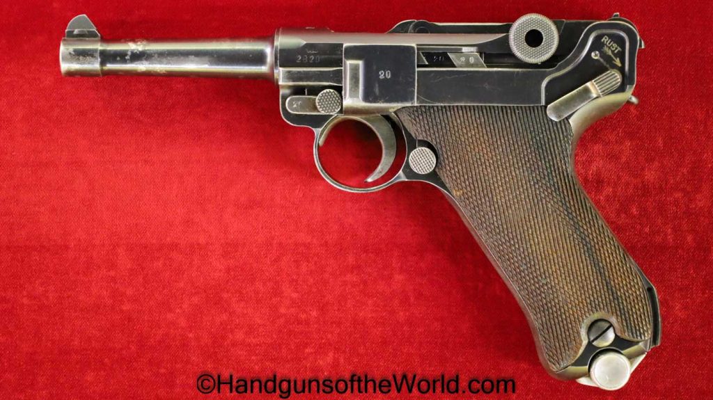 Luger P.08-1940 Mauser Banner, 9mm, Dutch Navy Seized by the Germans ...