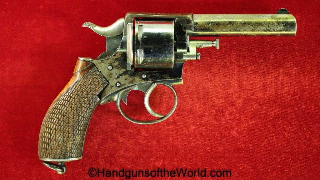 English Double Action Revolver, .450 caliber with Case - Handguns of ...