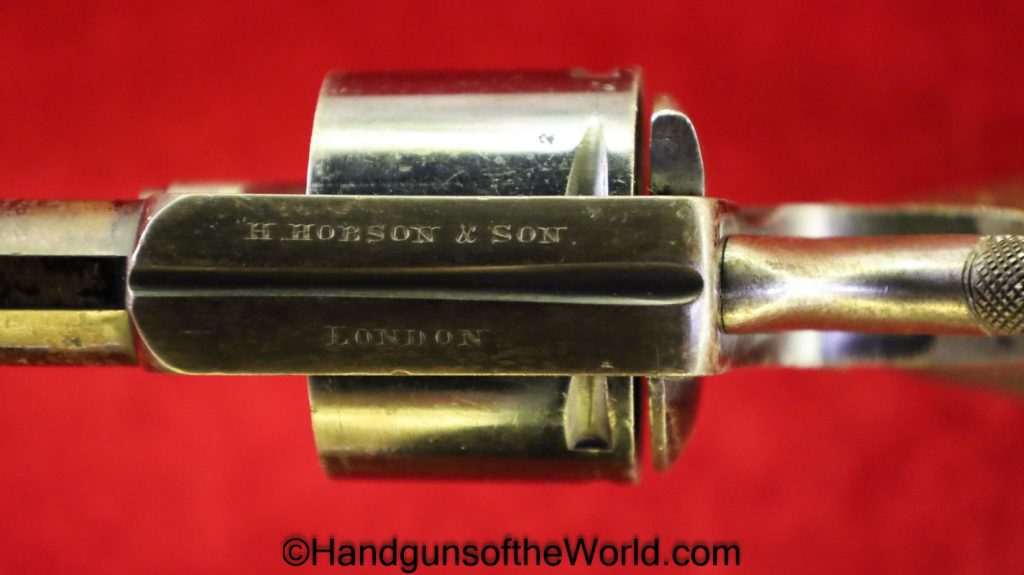 English Double Action Revolver, .450 caliber with Case - Handguns of ...