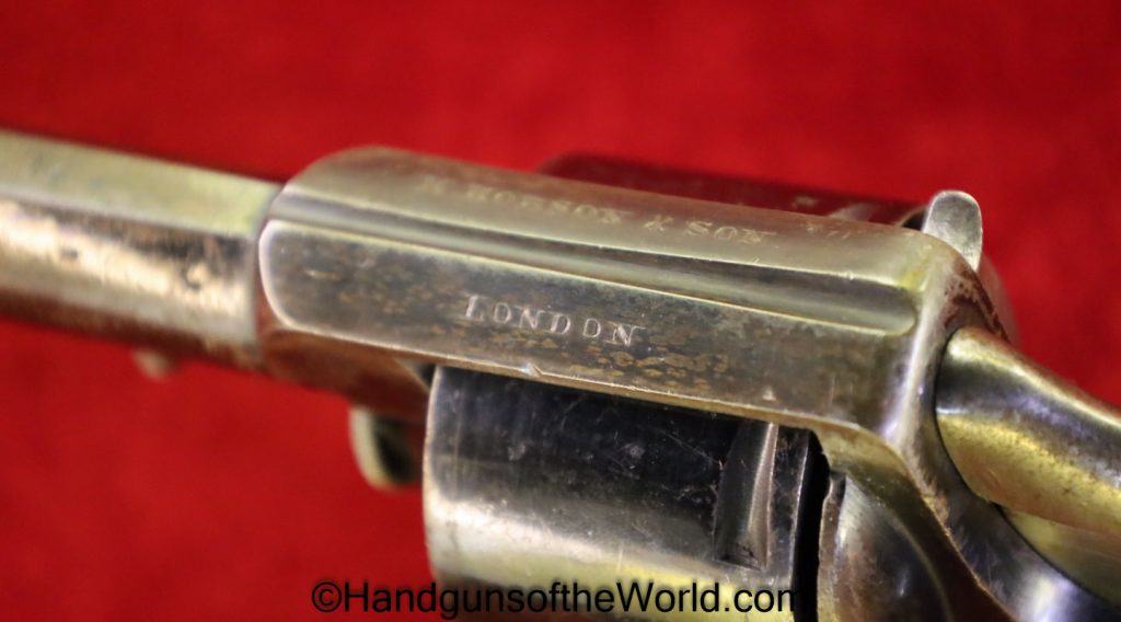 English Double Action Revolver, .450 caliber with Case - Handguns of ...