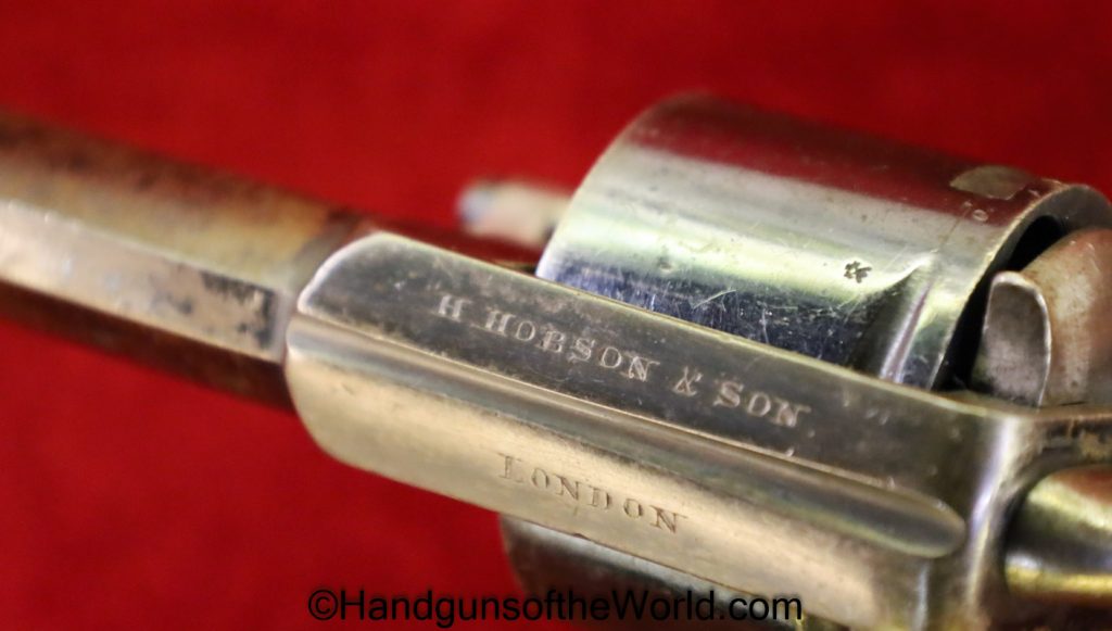 English Double Action Revolver, .450 caliber with Case - Handguns of ...