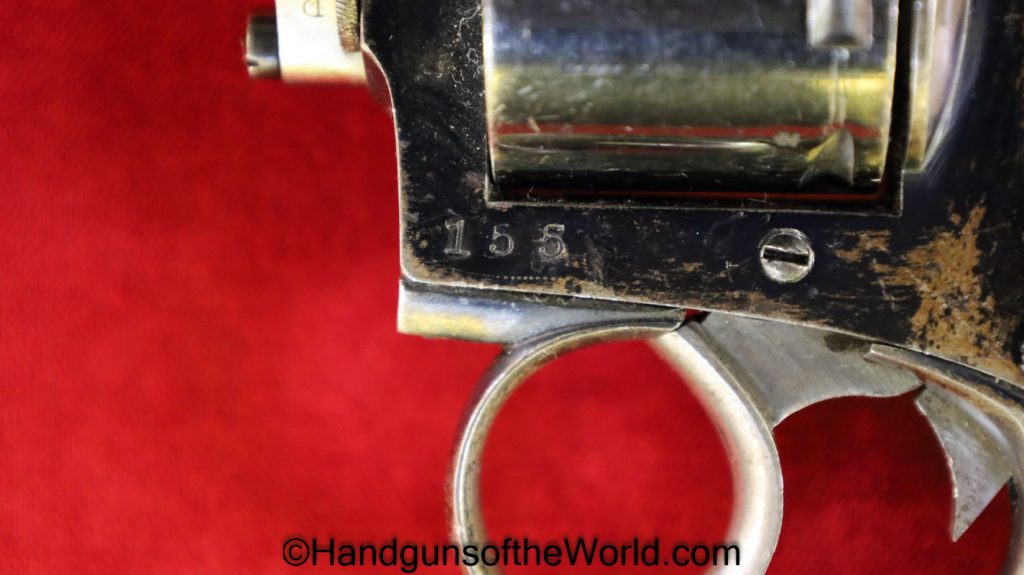 English Double Action Revolver, .450 caliber with Case - Handguns of ...
