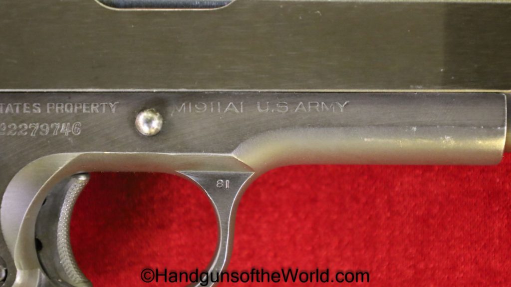 Colt 1911A1, .45acp, US Army Issue-1945 - Handguns of the World