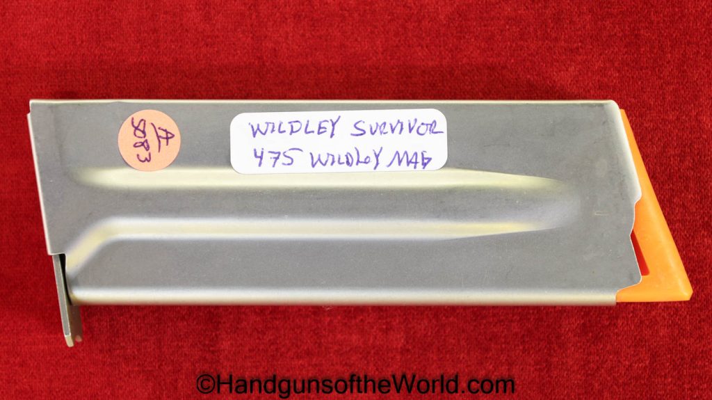Wildley Survivor, .475 Magnum Magazine Clip - Handguns of the World