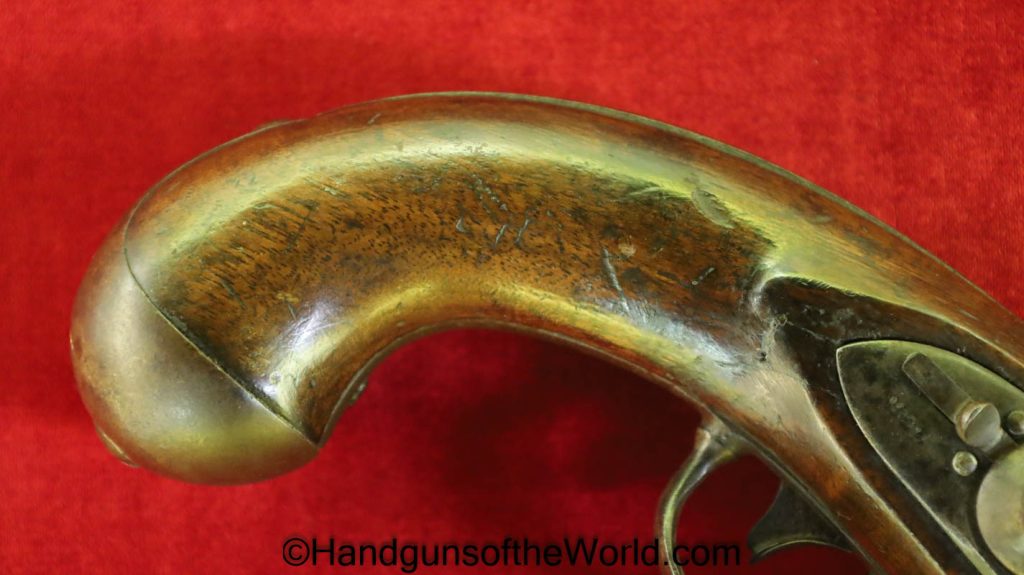 Simeon North Model 1819, .54 caliber Flint Lock Pistol-US Army Issue ...