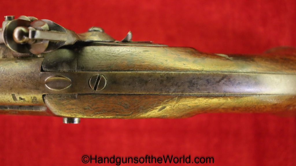 Simeon North Model 1819, .54 caliber Flint Lock Pistol-US Army Issue ...