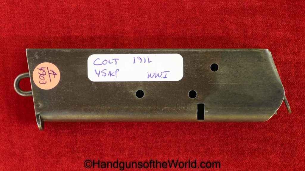 Colt 1911, .45acp WWI Era Magazine-Clip with Lanyard Loop - Handguns of ...